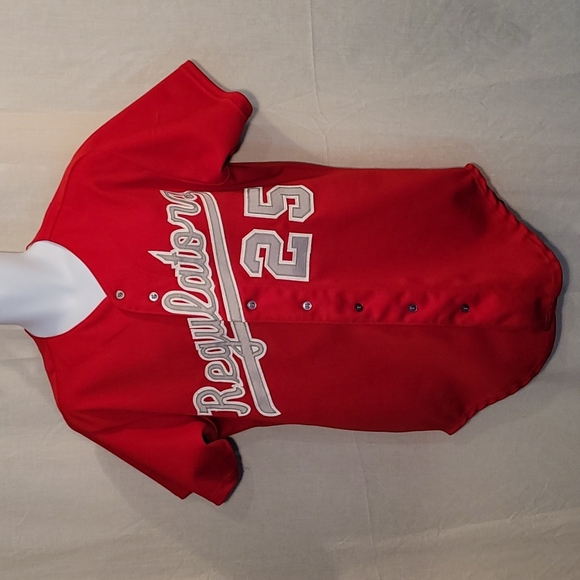 Wilson | Shirts | Vtg Wilson Usa Regulators 25 Red Baseball Jersey ...